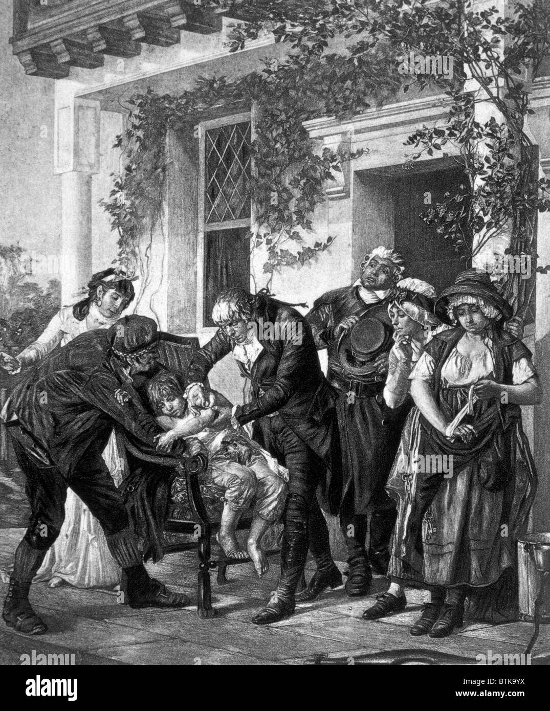 EDWARD JENNER (1749-1823), Arzt und Pionier der Impfung, Impfung 8 ...