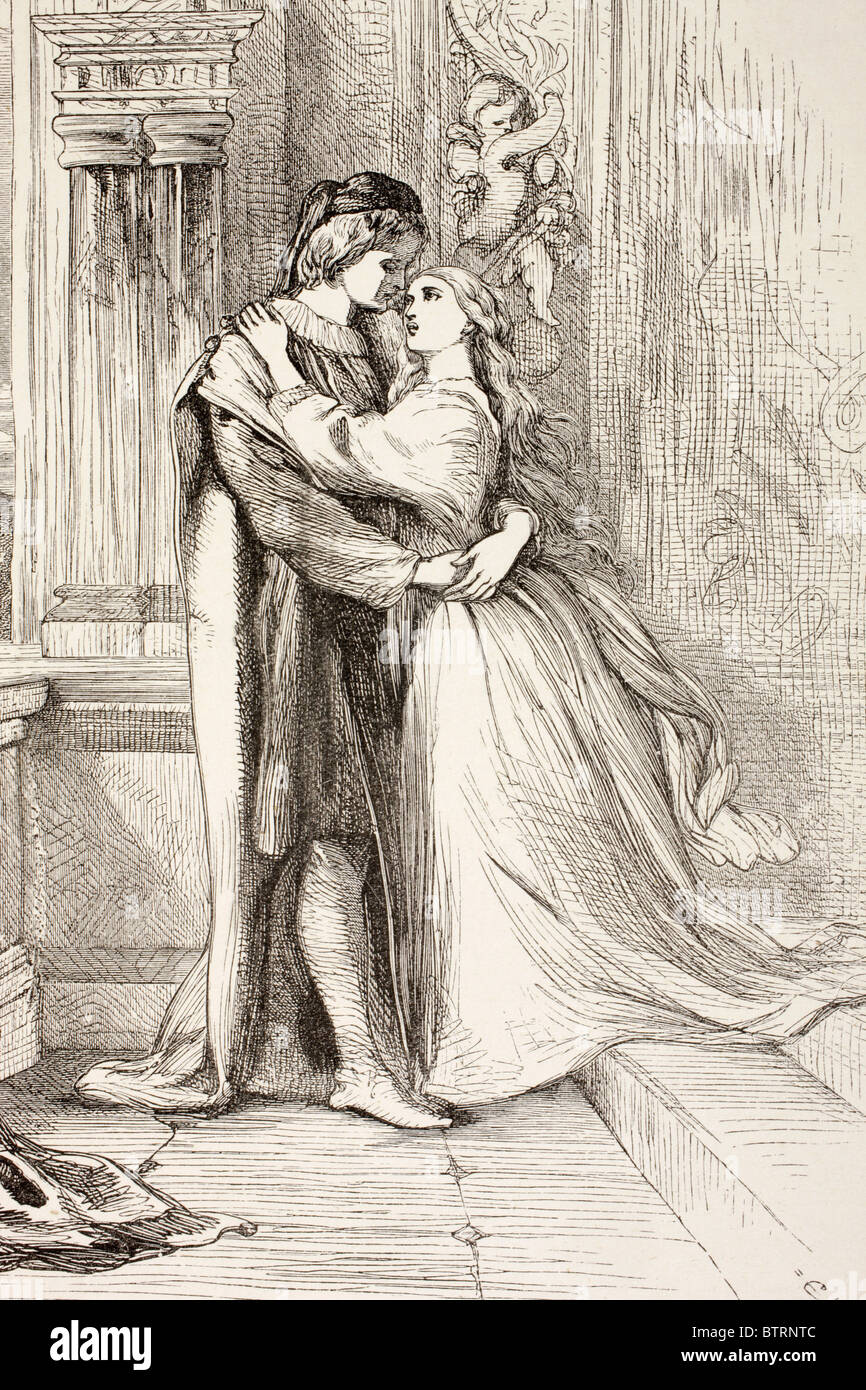 Romeo und Julia Stockfotografie - Alamy