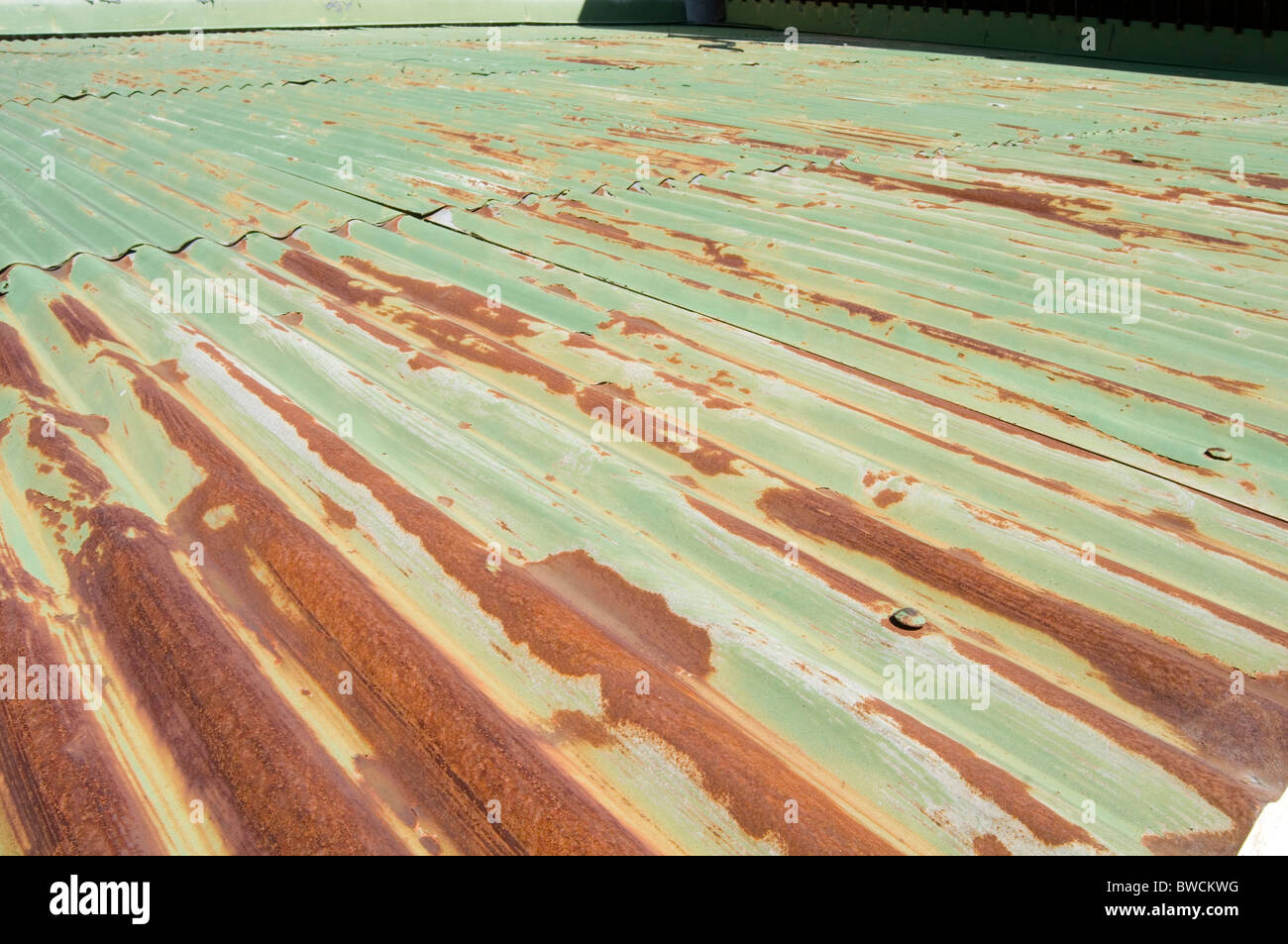 Blechdach Dächer Wellblech Wellung Schuppen Garage Dach Material Rost ...