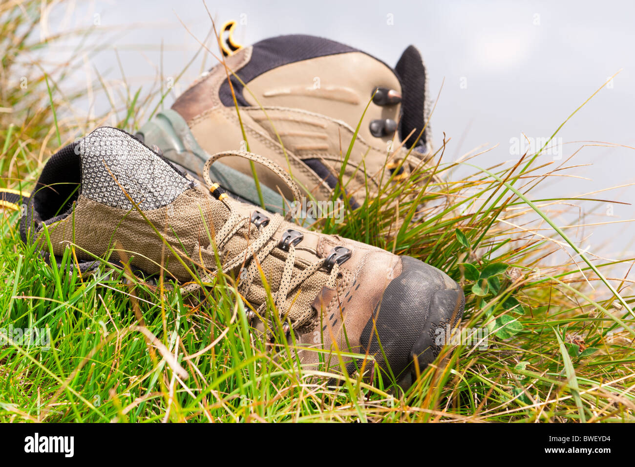 Alte wanderschuhe -Fotos und -Bildmaterial in hoher Auflösung – Alamy