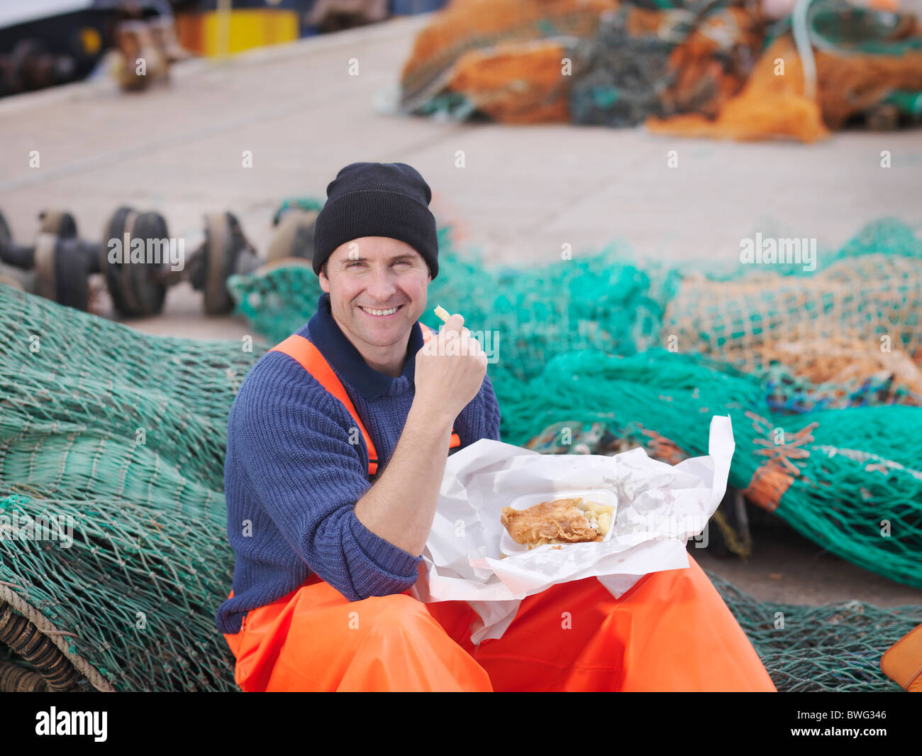 Fish netting -Fotos und -Bildmaterial in hoher Auflösung – Alamy