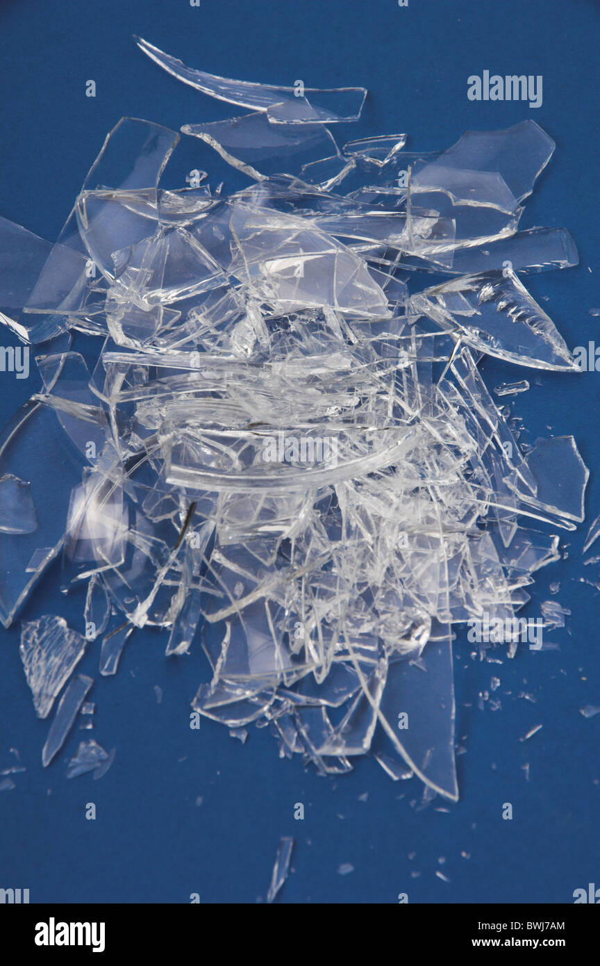 Glasscherben Splitter zerbrochenes Glas Glas Glas Splitter Symbol ...