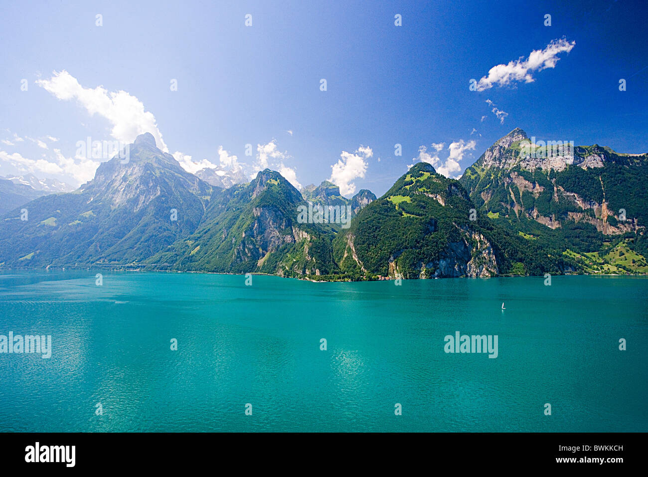 Schweiz Europa Kanton Uri See Luzern Urnersee See Landschaft Landschaft ...