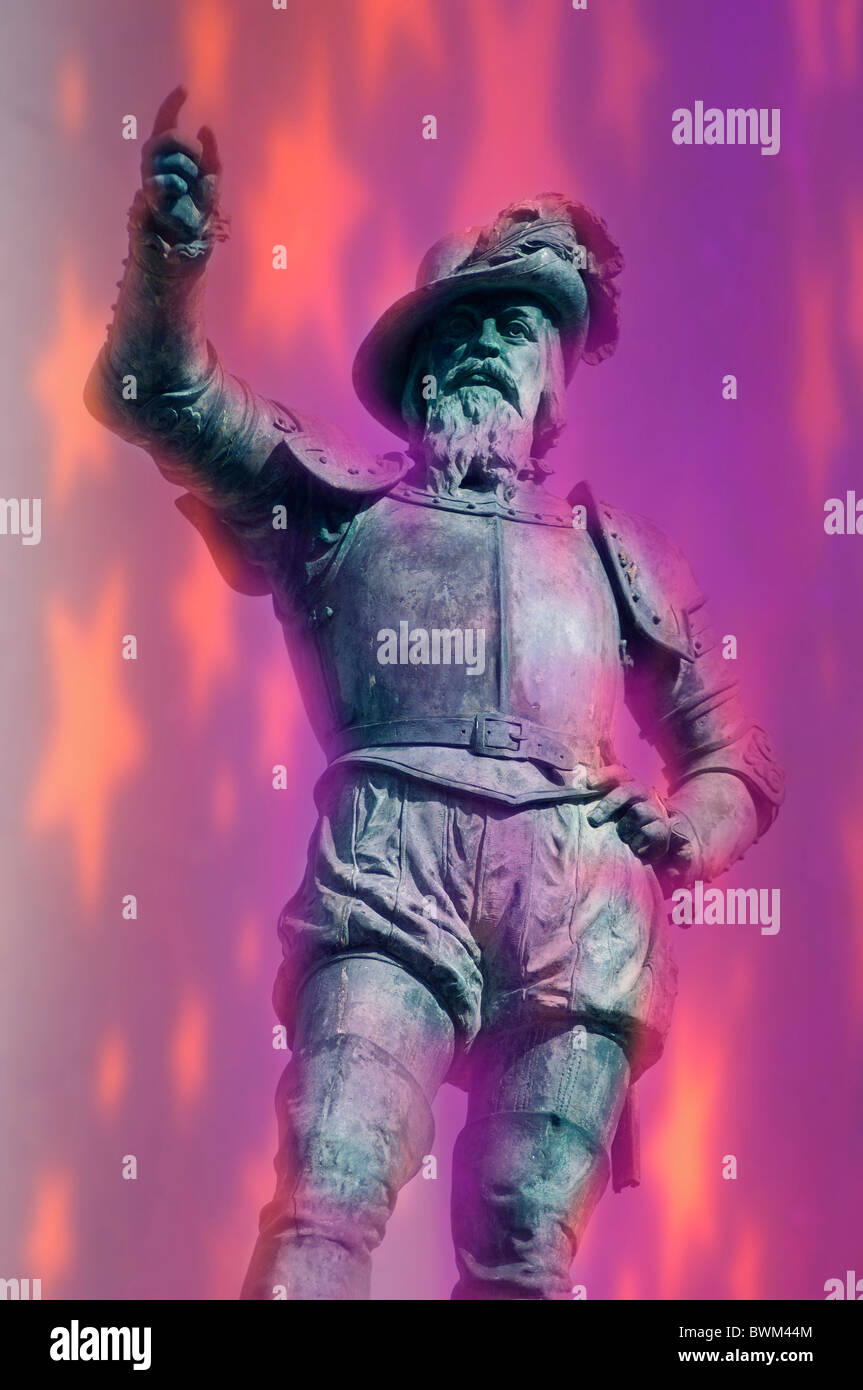 Juan Ponce de Leon Puerto Rico Conquistador Caribbean Statue Monument ...