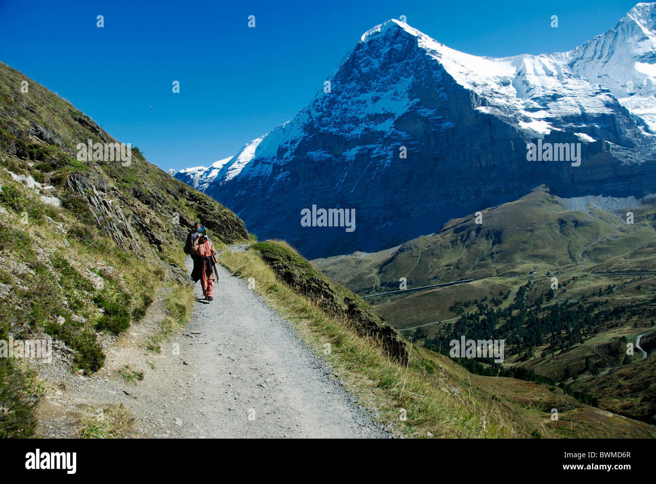 Schweiz Europa Mount Eiger Berner Oberland Kanton Bern Bern Landschaft ...