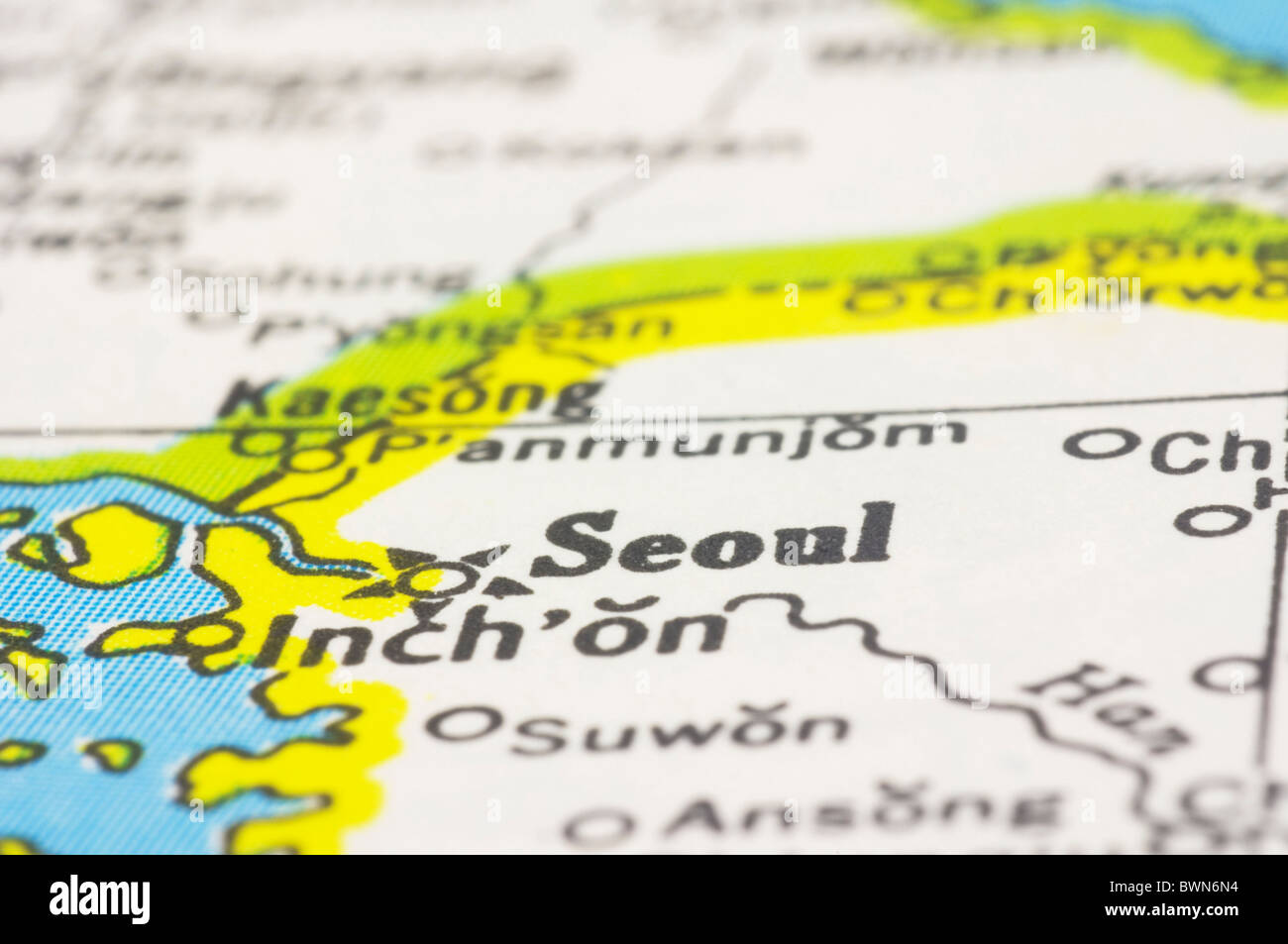 Korea map seoul -Fotos und -Bildmaterial in hoher Auflösung – Alamy