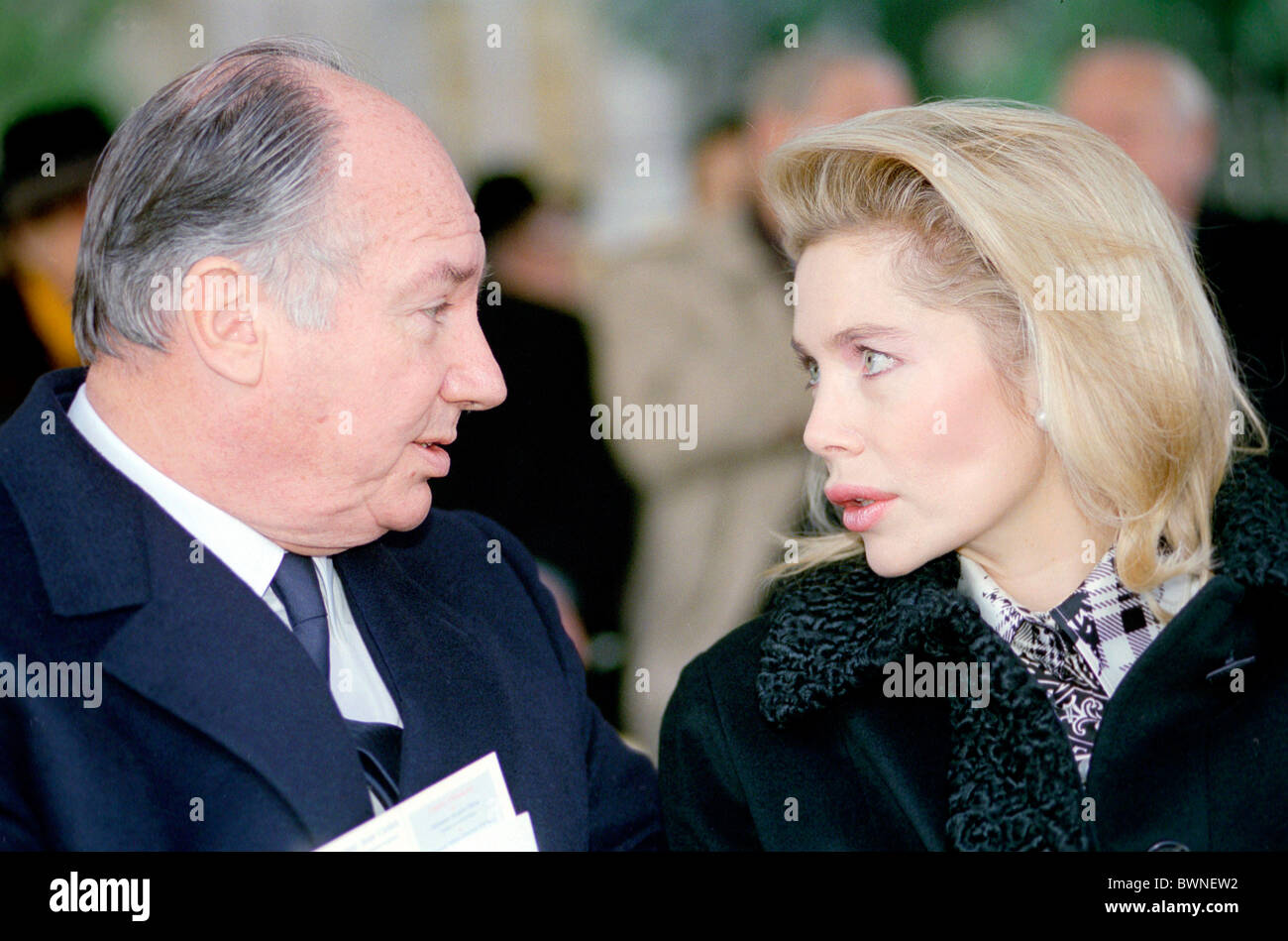 Der Aga Khan und seine Frau die Begum Inaara (ehemals Gabriele Zu ...