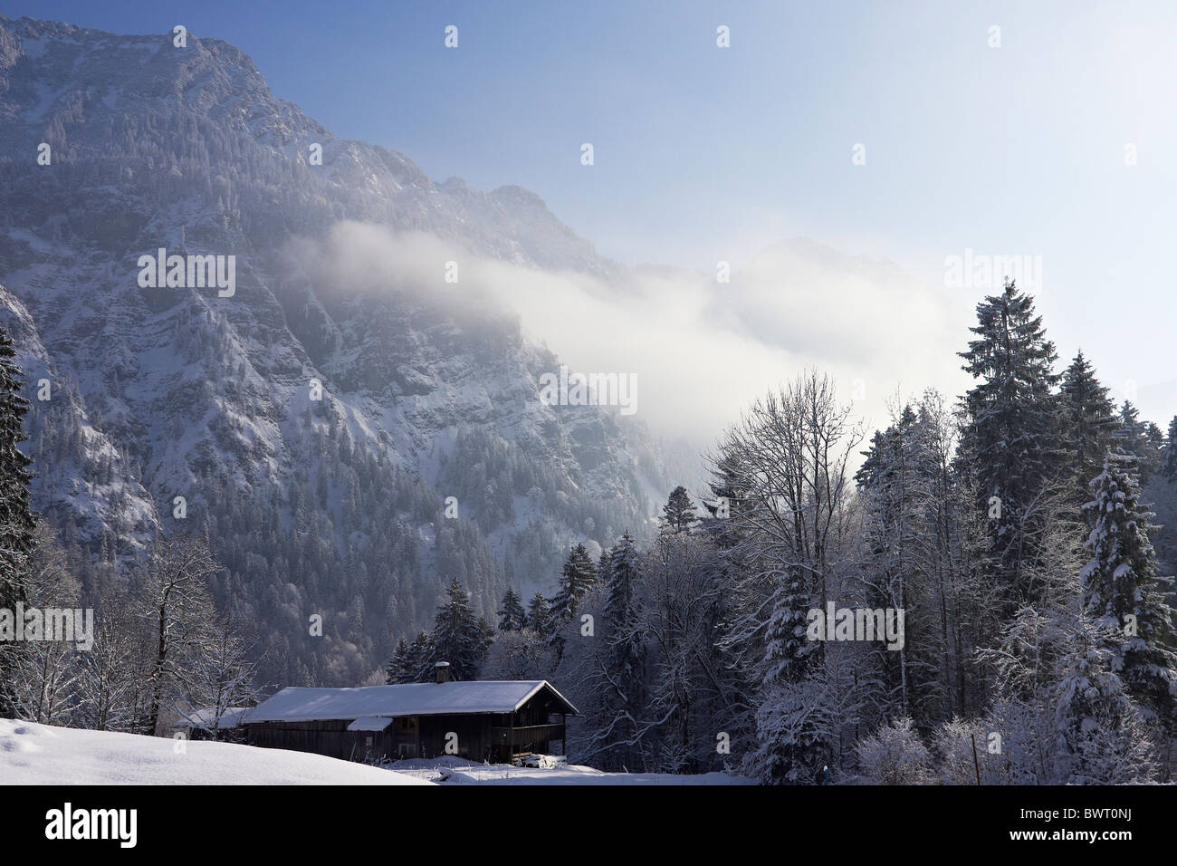 Oberstdorf Winter Stockfotos und -bilder Kaufen - Alamy