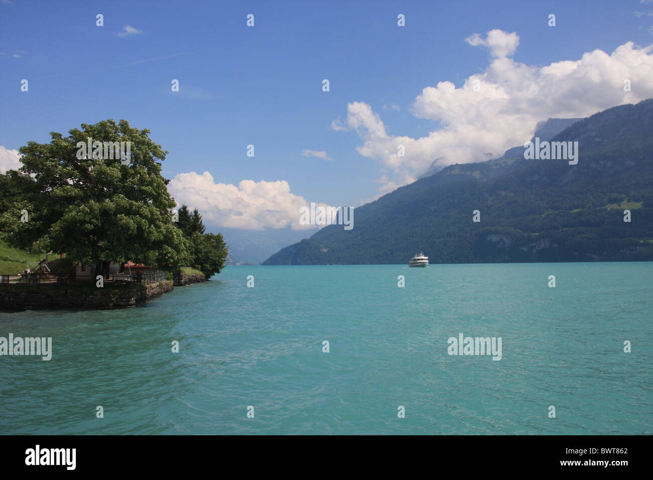 Lake Brienz Berner Oberland Brienzersee Kanton Bern Bern bei Oberried ...