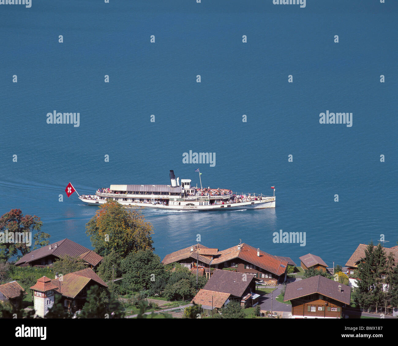 Schweiz Europa Kanton Bern Berner Oberland Brienzersee See Sea ...