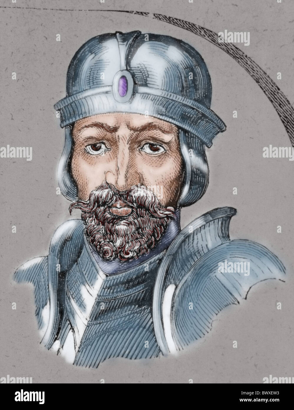 Roderic. Westgotische König (709-711). Er verlor den Thron als die ...