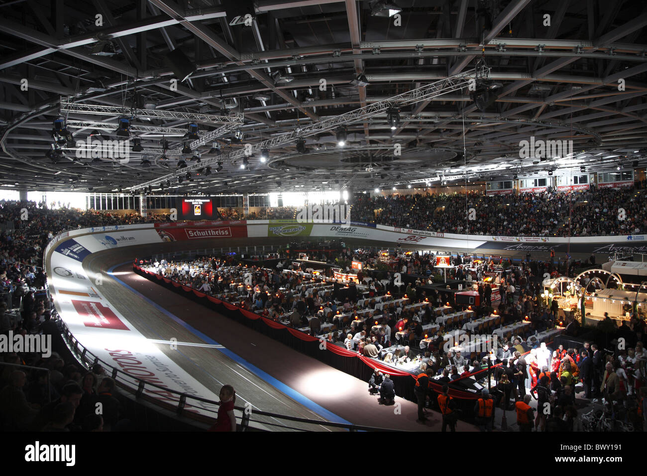 Berlin Velodrom Extraklasse sechs Tage Stockfotografie - Alamy
