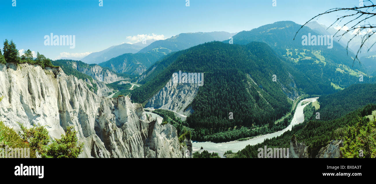 Scenery rhine river flow ruinaulta -Fotos und -Bildmaterial in hoher ...