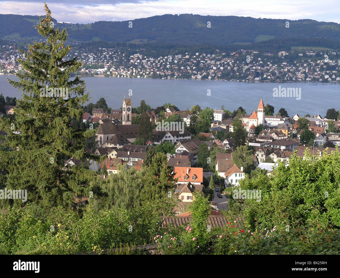 Kanton Zürich Städte Stadt Farbe Farbe Gold Coast Küsnacht Küsnacht See ...