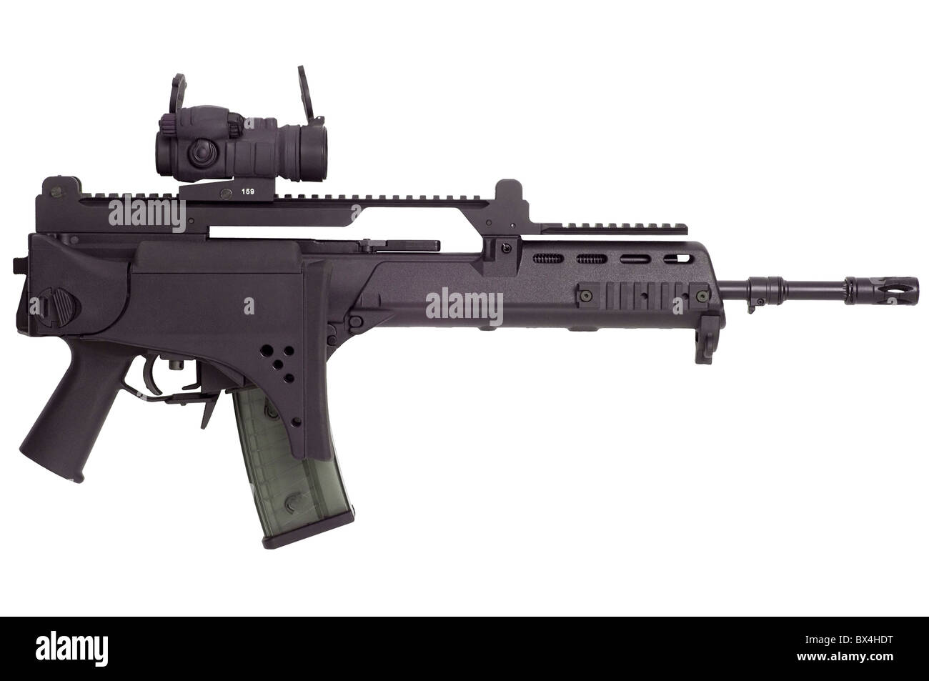 Erweiterte automatische Waffe G36 in der Bewaffnung der NATO und der ...
