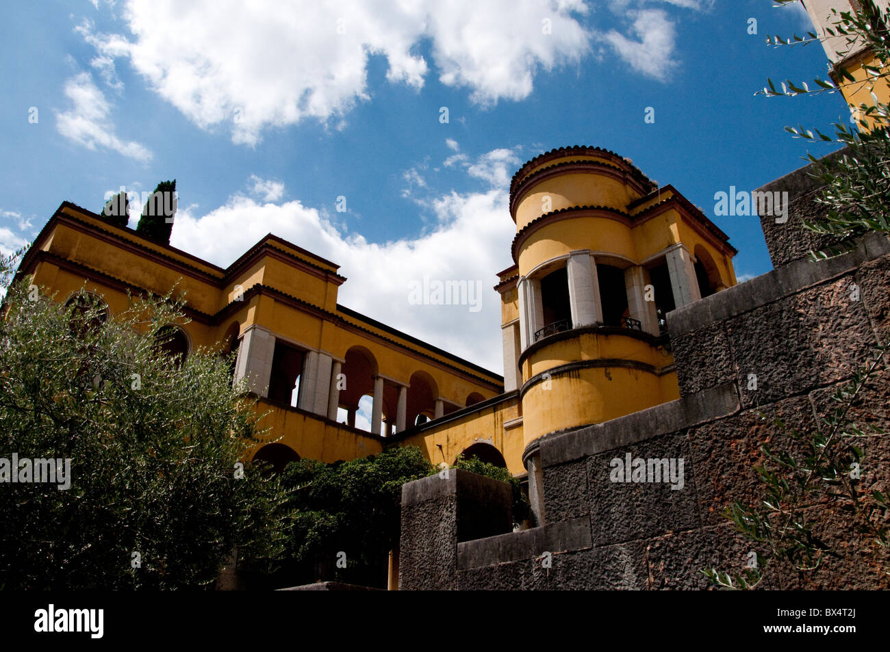Il Vittoriale in Gardone Riviera am Gardasee, Norditalien Stockfotografie - Alamy