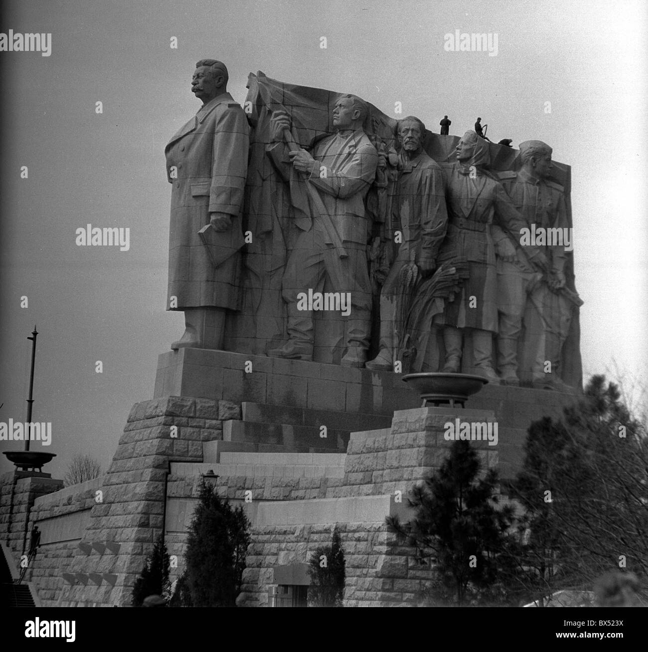 Stalin-Denkmal Denkmal Skulptur Stockfotografie - Alamy