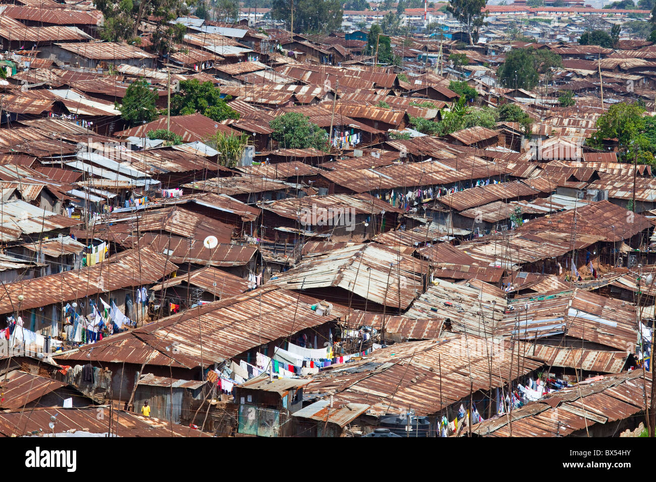 Kibera Slum, Nairobi, Kenia Stockfotografie - Alamy