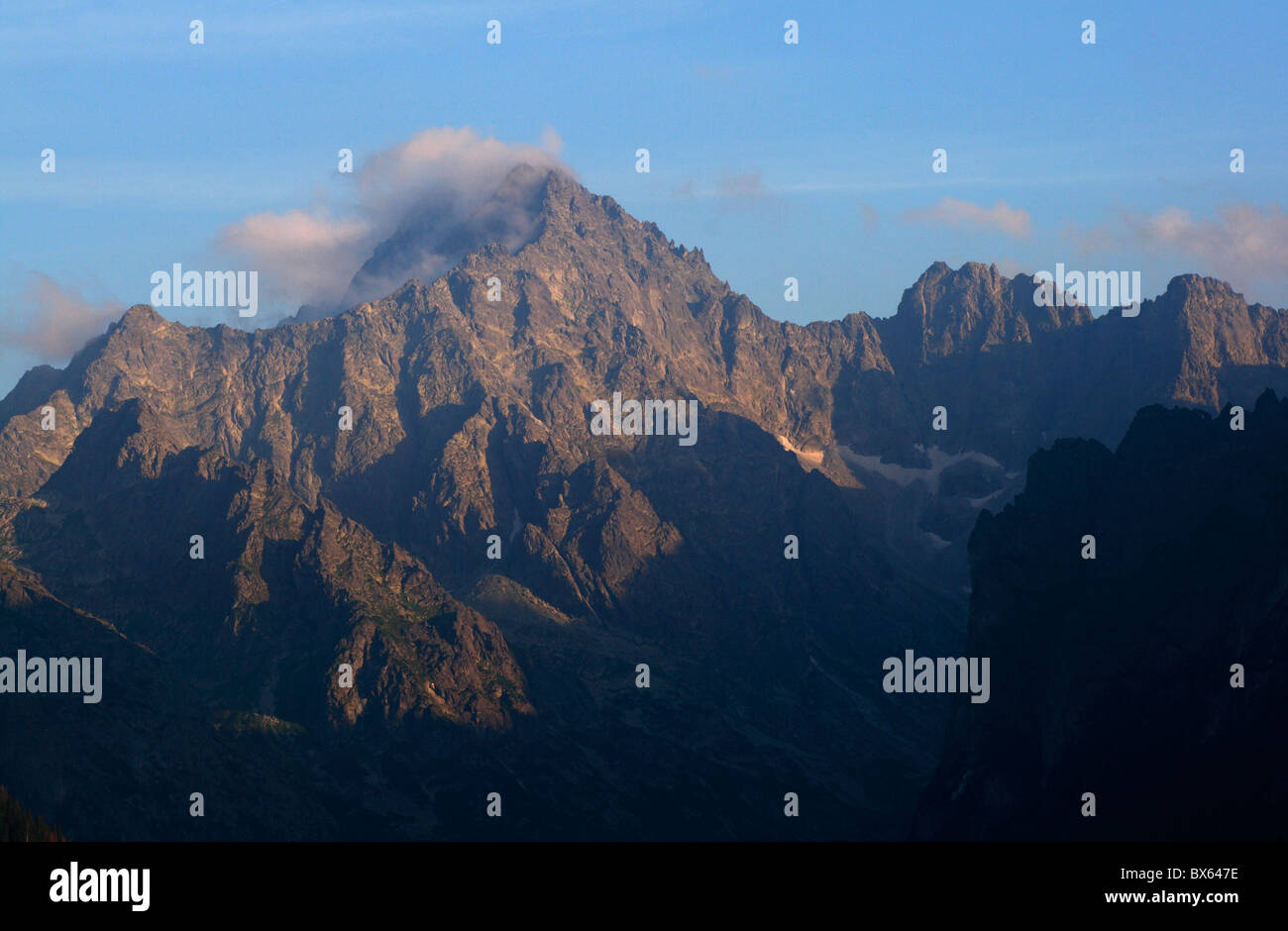 Gerlachovsky Stit - der höchste Gipfel der hohen Tatra, Slowakei und ...