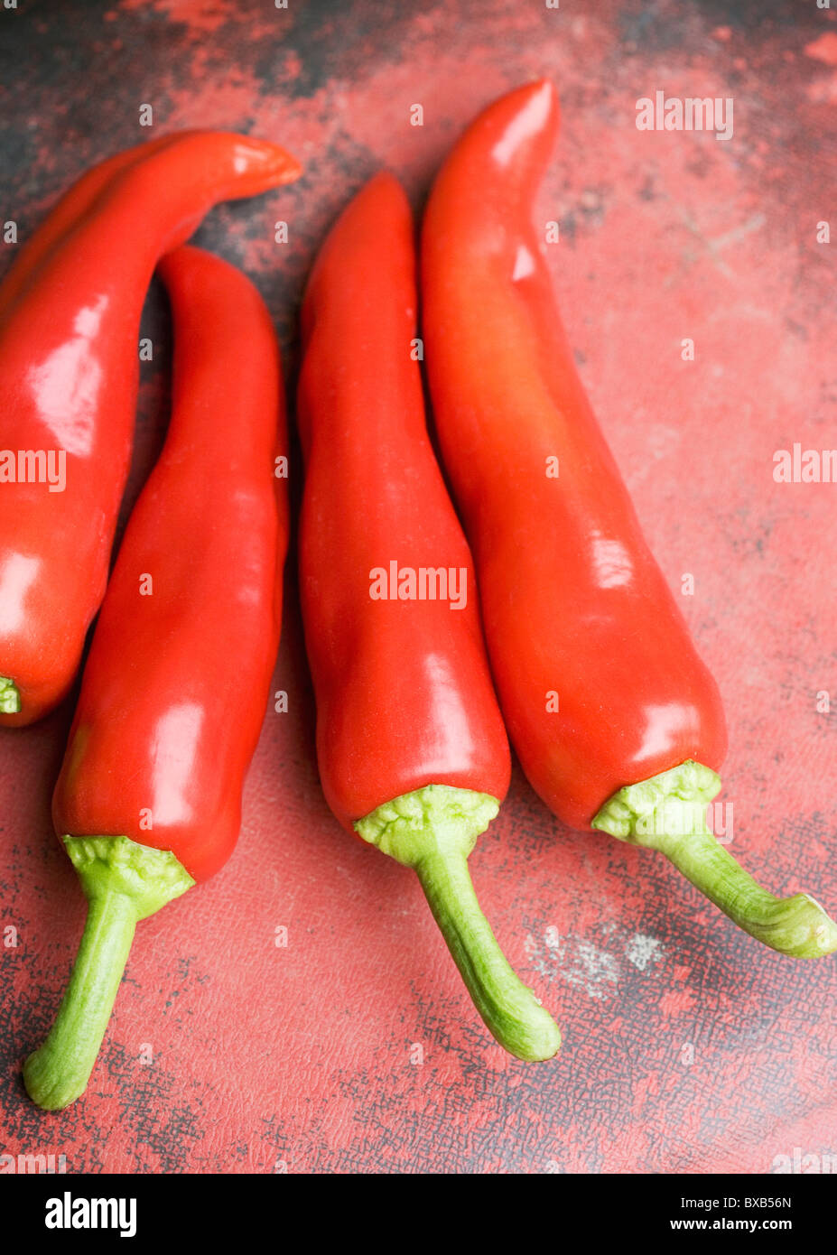 Frische Rote Chilischoten Stockfotos und -bilder Kaufen - Alamy