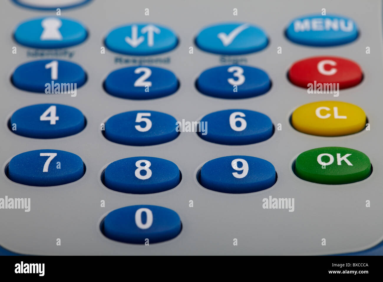 Online banking security keypad card -Fotos und -Bildmaterial in hoher ...
