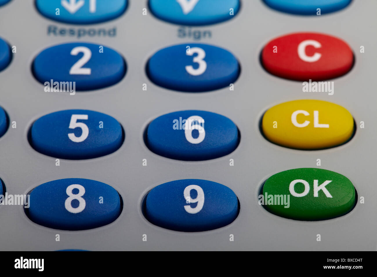 Online banking security keypad card -Fotos und -Bildmaterial in hoher ...
