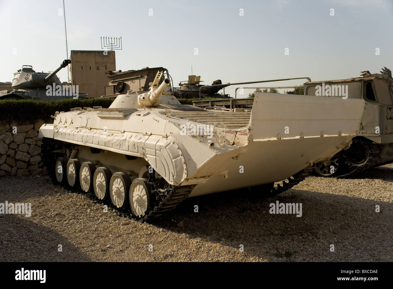 BMP-1 amphibische gepanzerte Mannschaftswagen in der israelischen ...