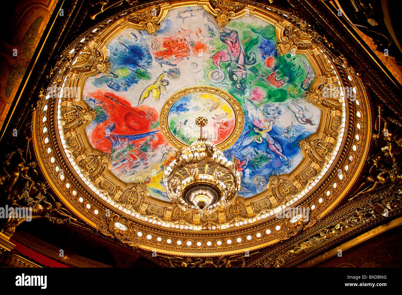 Opera National de Paris - Palais Garnier der Decke von der Garnier-Oper ...