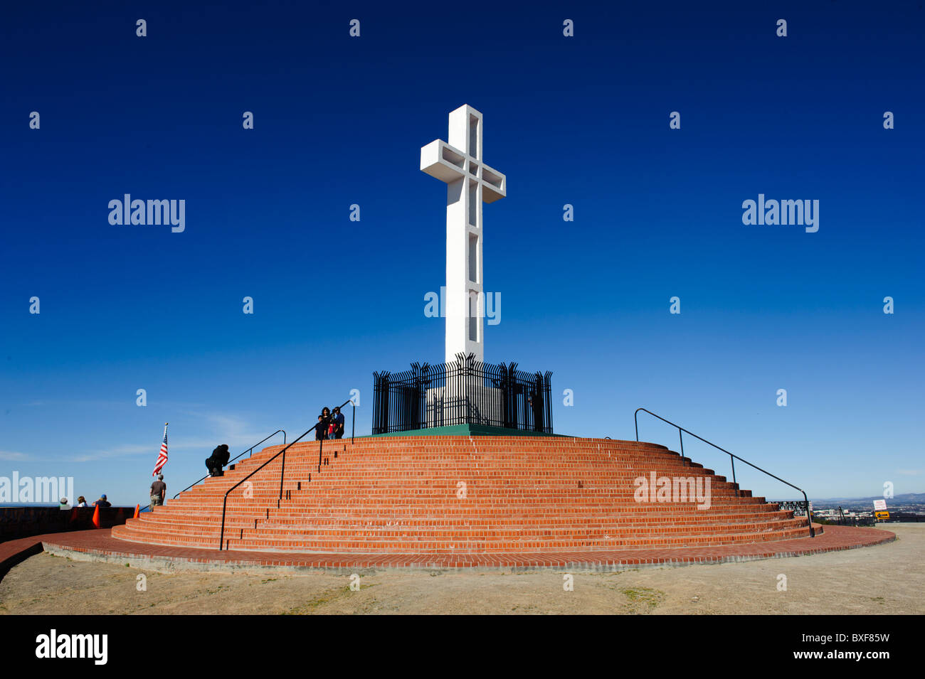 Mount Soledad Monument befindet sich an der Spitze des Mount Soledad ...