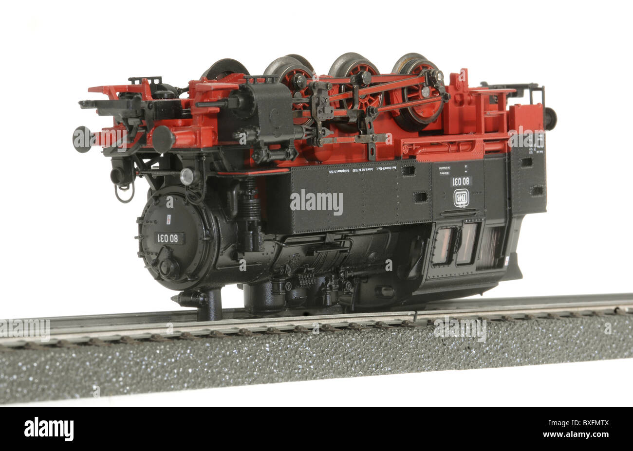 Spielzeug, Modelleisenbahn, Märklin Dampflokomotive, auf den Kopf ...