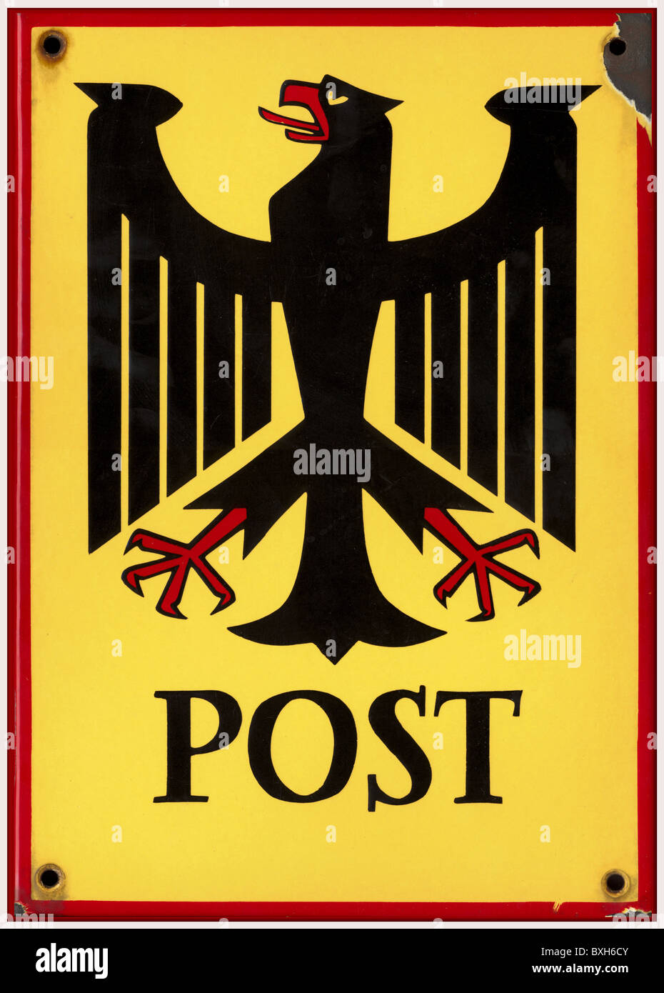 Post / Post, Zeichen der Deutschen Bundespost, Deutschland, 1954 ...