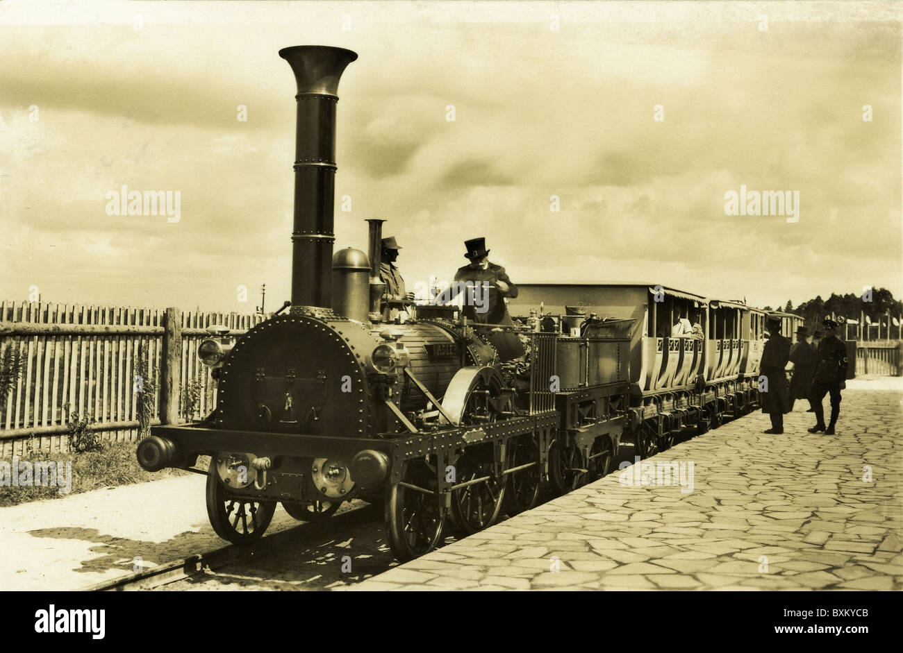 Transport / Transport, Eisenbahn, erste deutsche Lokomotive Adler und ...