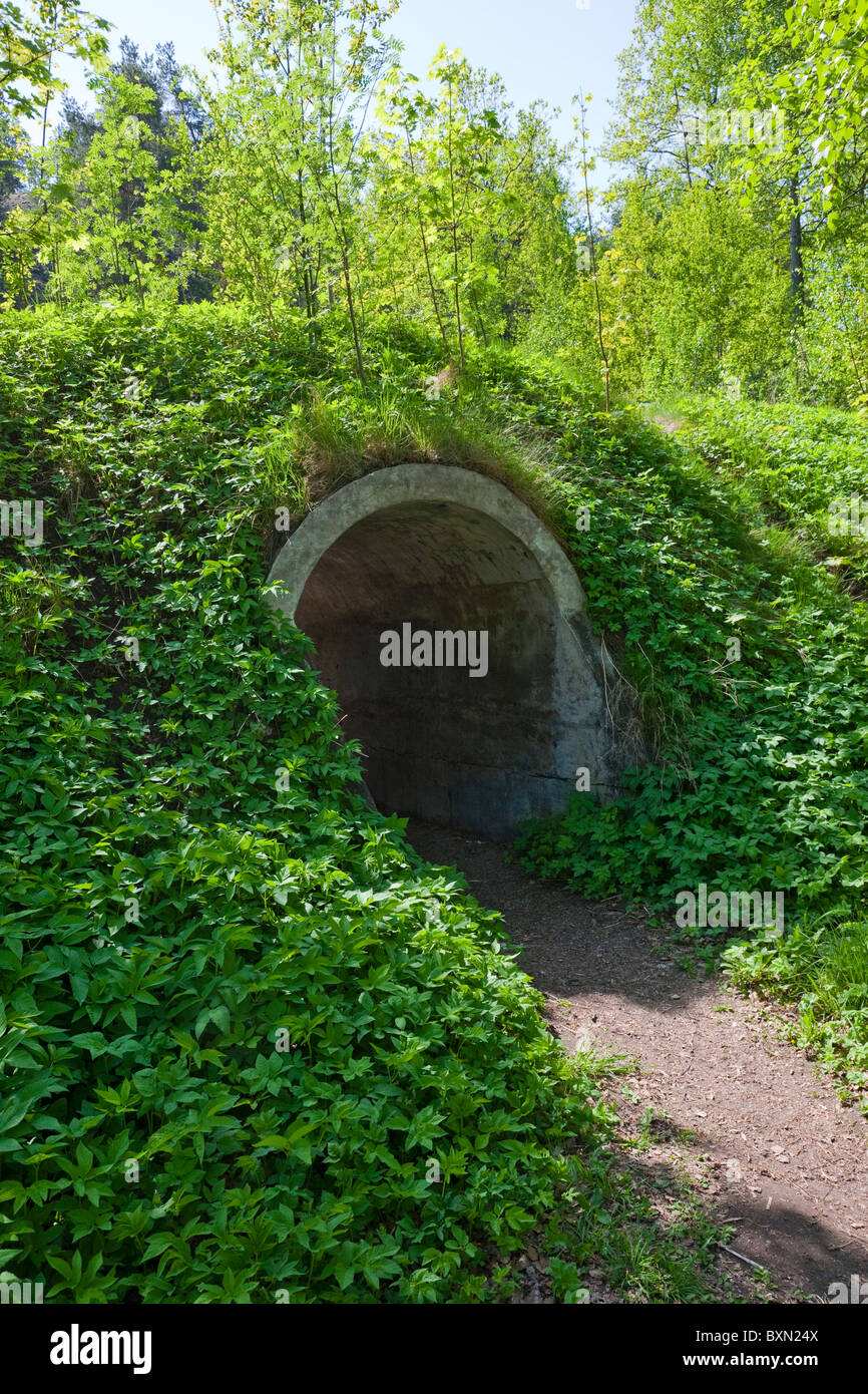 Nobels Strahlen Bunker, bleibt industrielle archäologische aus den ...