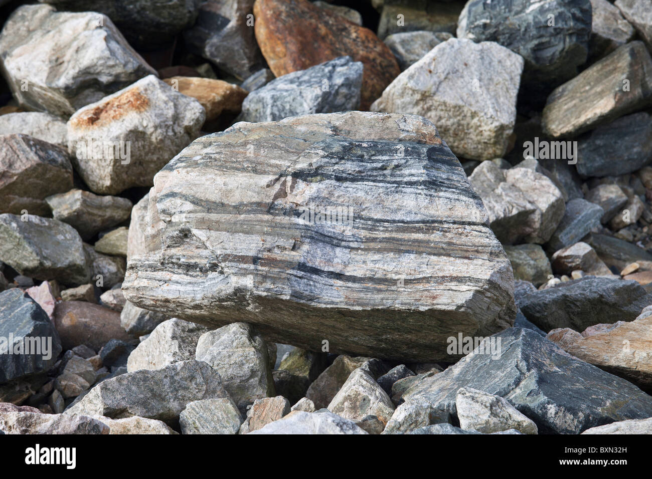 Schichten Von Sedimentgesteinen Stockfotos und -bilder Kaufen - Alamy