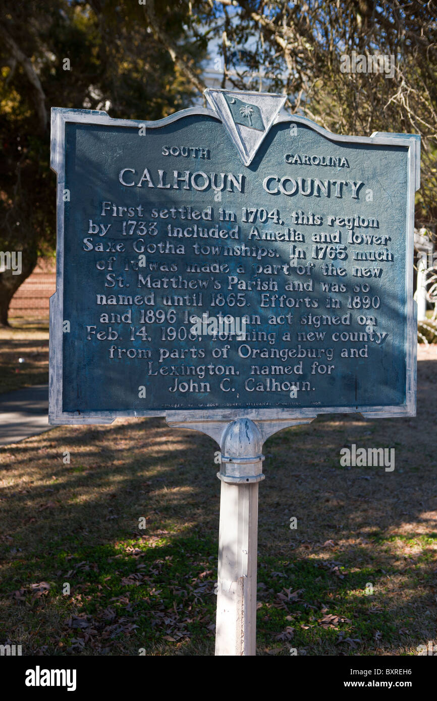 CALHOUN COUNTY erste ließ sich im Jahre 1704, diese Region von 1733 ...