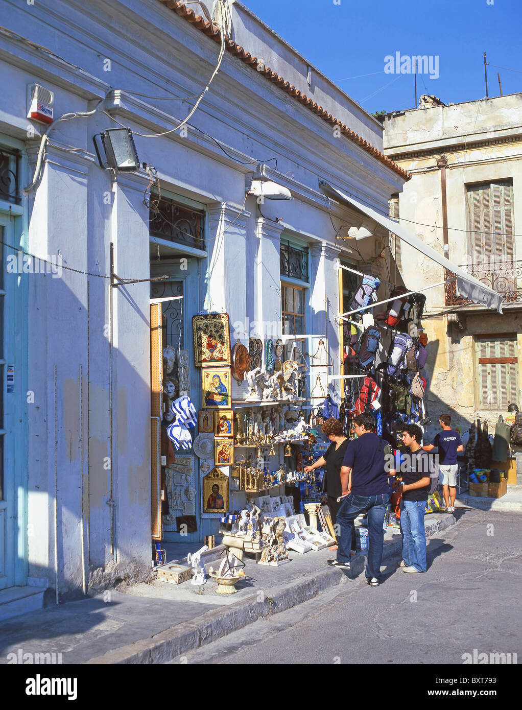 Souvenir-Shops, Monastiraki, Athen, Zentrum von Athen, Attika ...