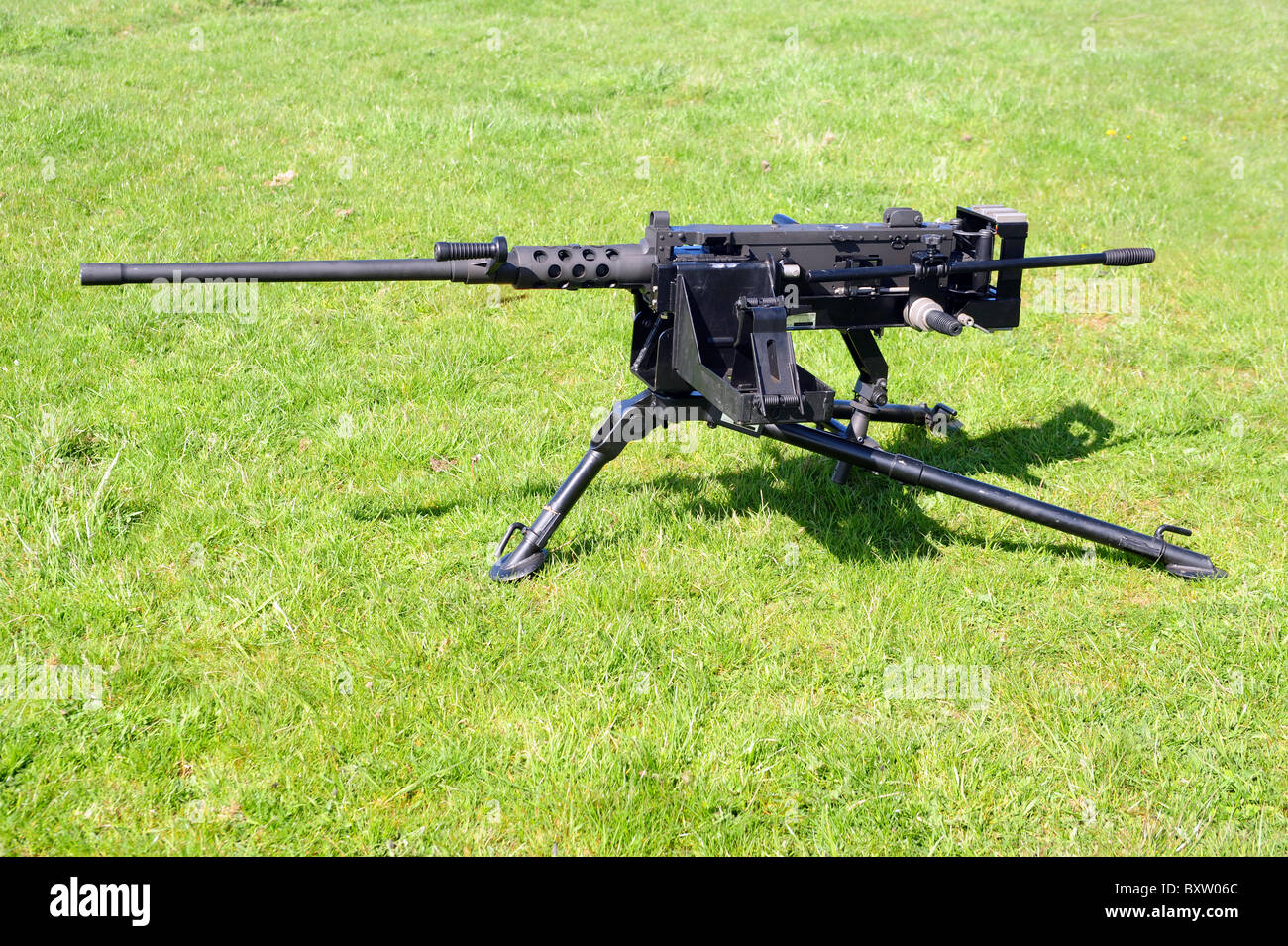 Ein Browning M2 Kaliber.50 Maschinengewehr Stockfotografie - Alamy