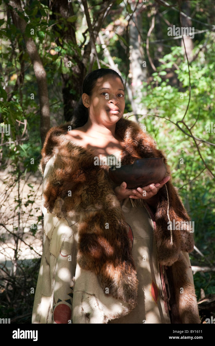 Die Plimoth Plantation Museum in Plymouth Massachusetts wo Schauspieler ...