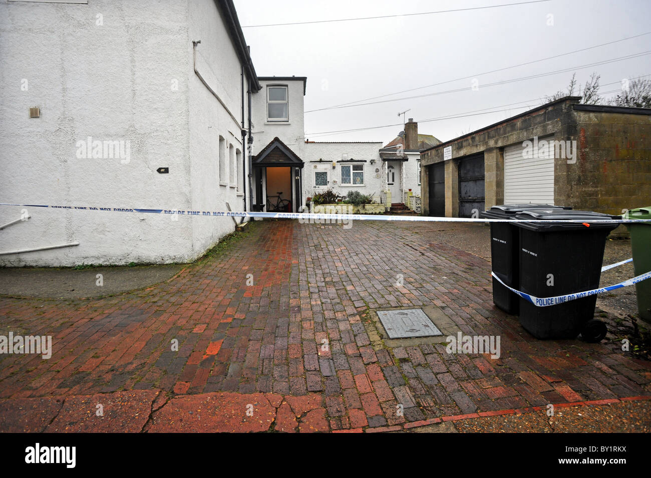 17 Dorset Road South Bexhill, die Heimat der Mordopfer Peter Bick, er ...