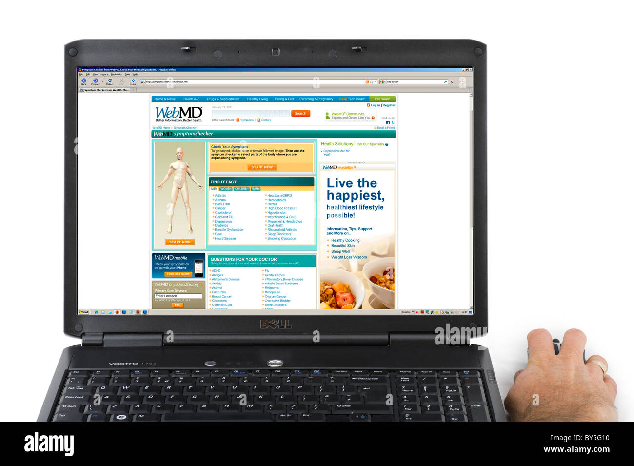 Webmd bildschirm -Fotos und -Bildmaterial in hoher Auflösung – Alamy