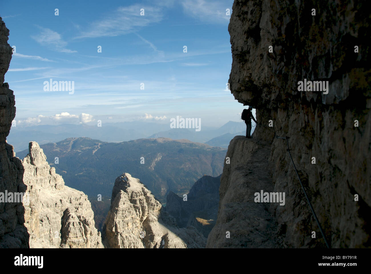 Brenta dolomites via ferrata -Fotos und -Bildmaterial in hoher ...