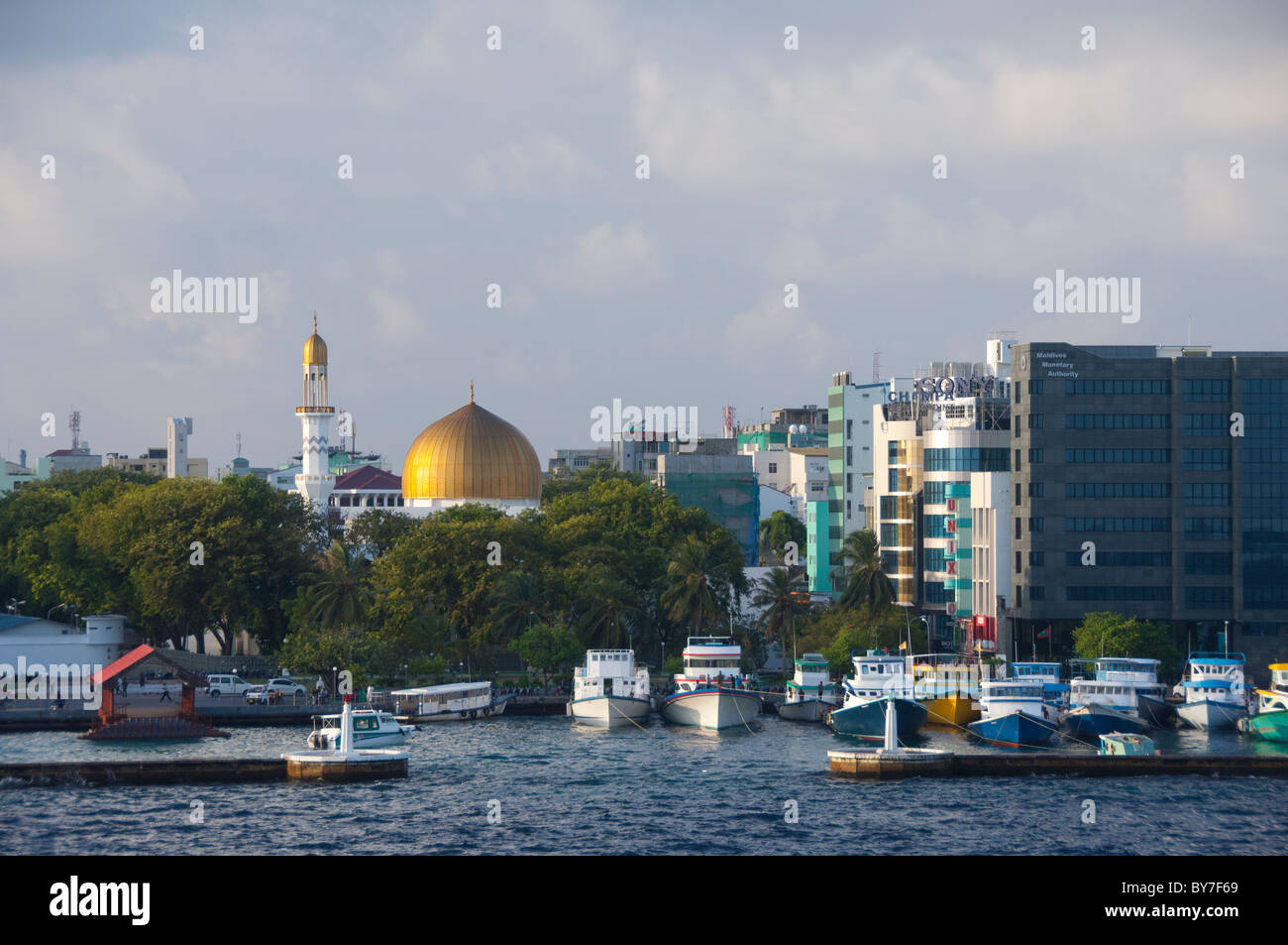 Malediven, Male, Hauptstadt Stadt der Malediven Archipel ...