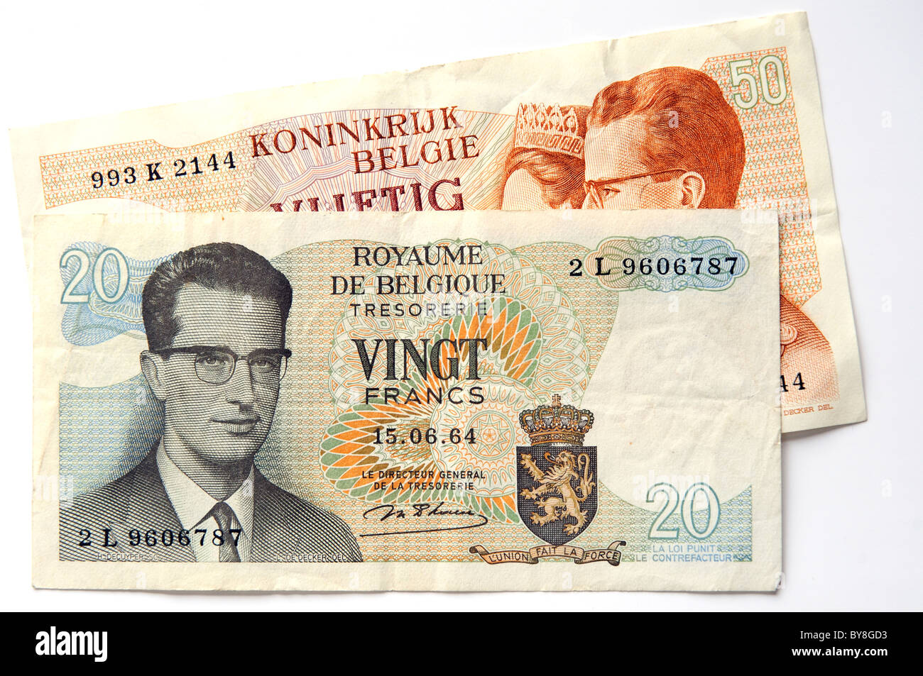 Belgian franc bank note -Fotos und -Bildmaterial in hoher Auflösung – Alamy