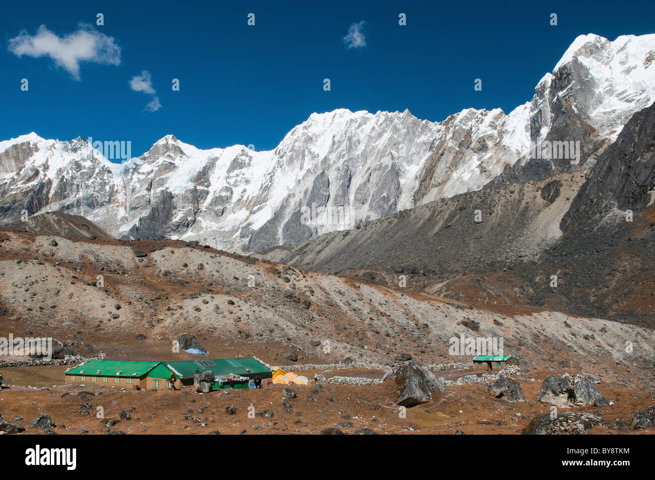 Lobuche Peak Stockfotos und -bilder Kaufen - Alamy