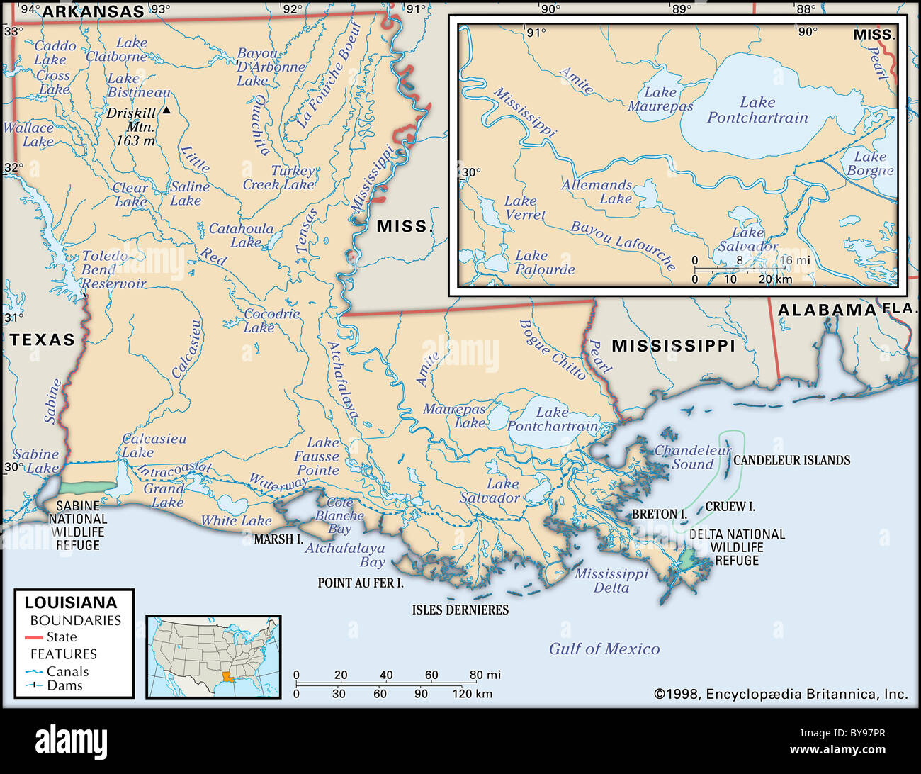 Gulf of mexico map -Fotos und -Bildmaterial in hoher Auflösung – Alamy