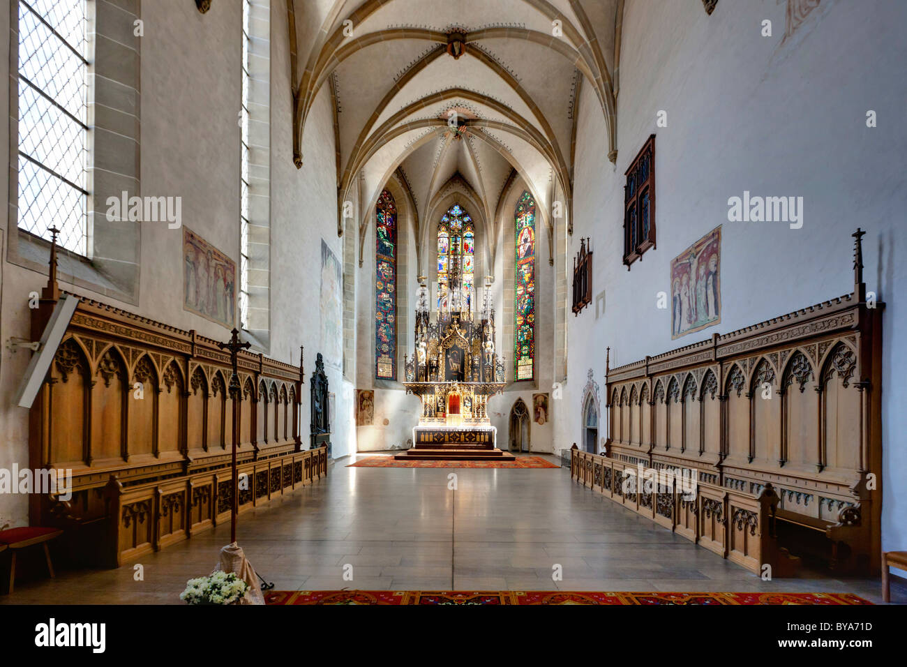 Marienkirche, St. Marien Kirche, Bad Mergentheim, Baden-Württemberg, Deutschland, Europa ...