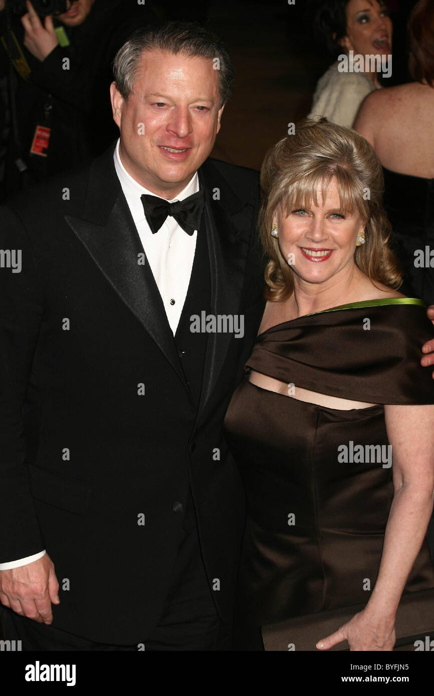 Al Gore und Tipper Gore Vanity Fair Oscar Party in Mortons Los Angeles ...