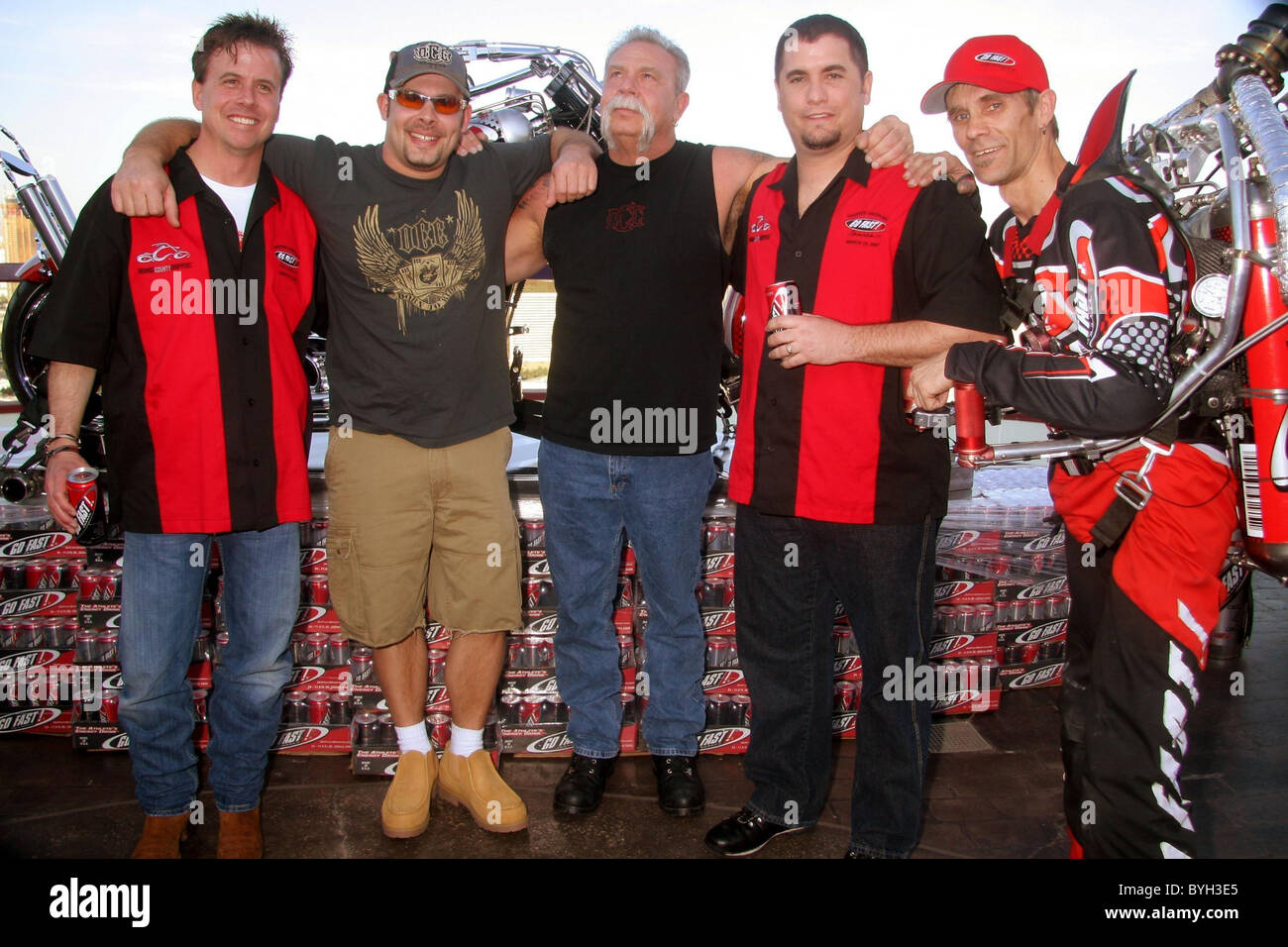 Paul Teutul Jr., Paul Teutul Sr, Eric Scott Orange County Choppers und gehen schnell JetPack ...