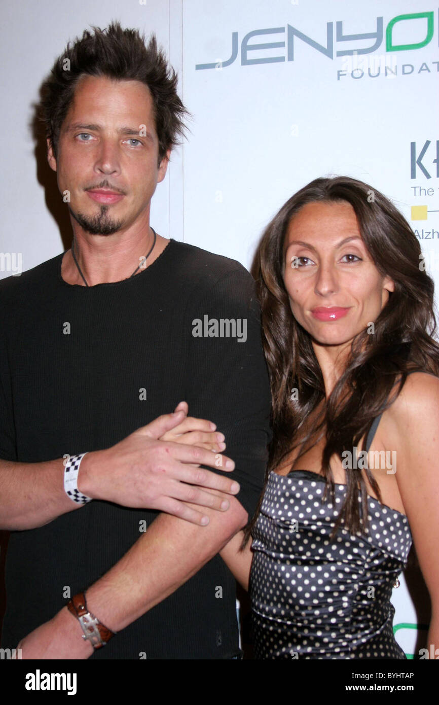 Chris Cornell, Vicky Cornell Vegas Grand Prix Charity-Gala statt im ...