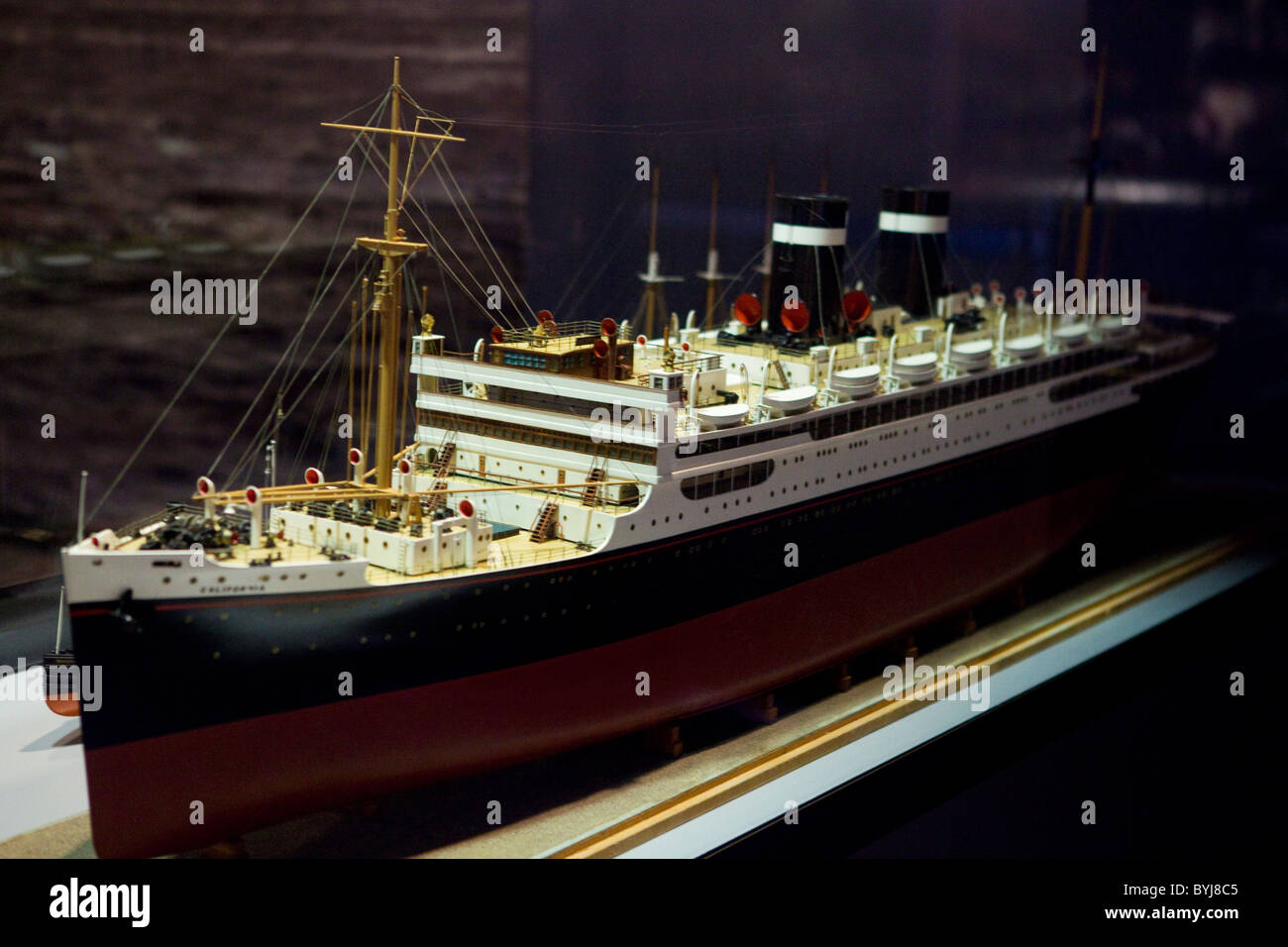 Ein detailliertes Modell der Titanic Stockfotografie - Alamy